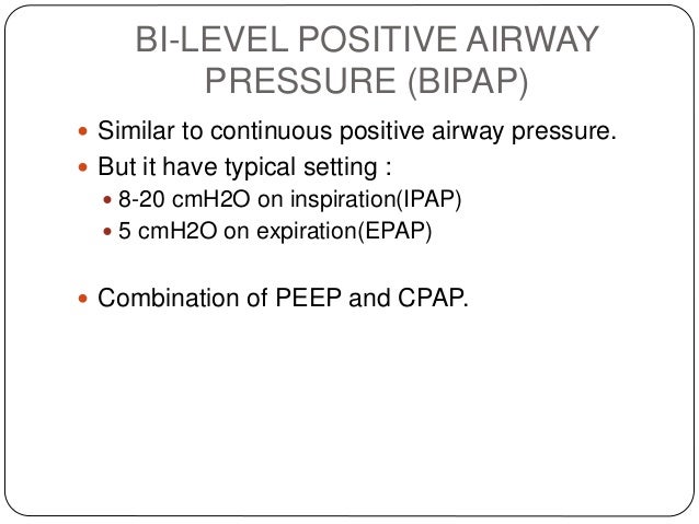 Mechanical ventilation