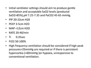 Mechanical ventilation in neonates by dr naved akhter | PPTX
