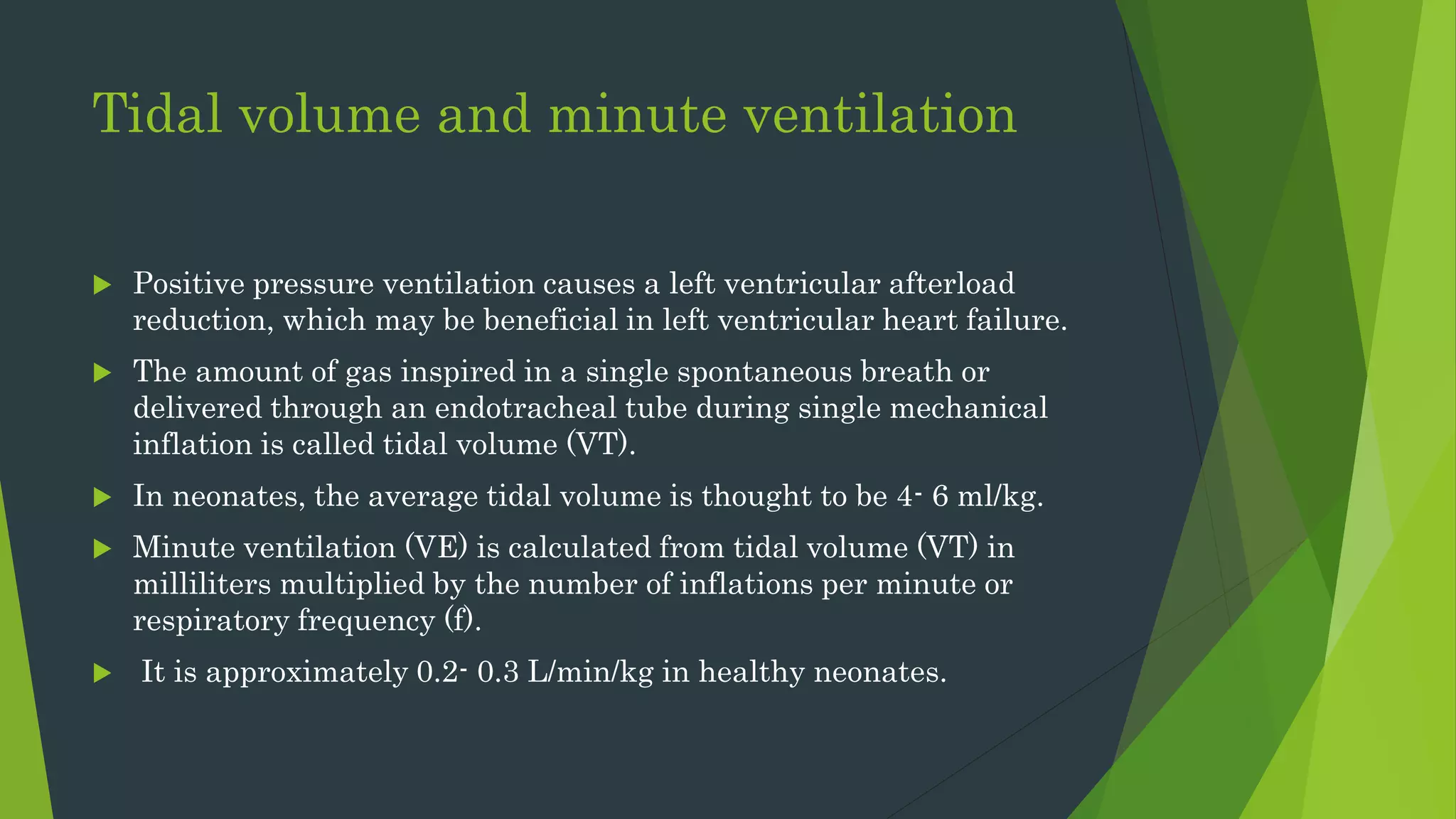 Mechanical ventilation in neonates | PPTX