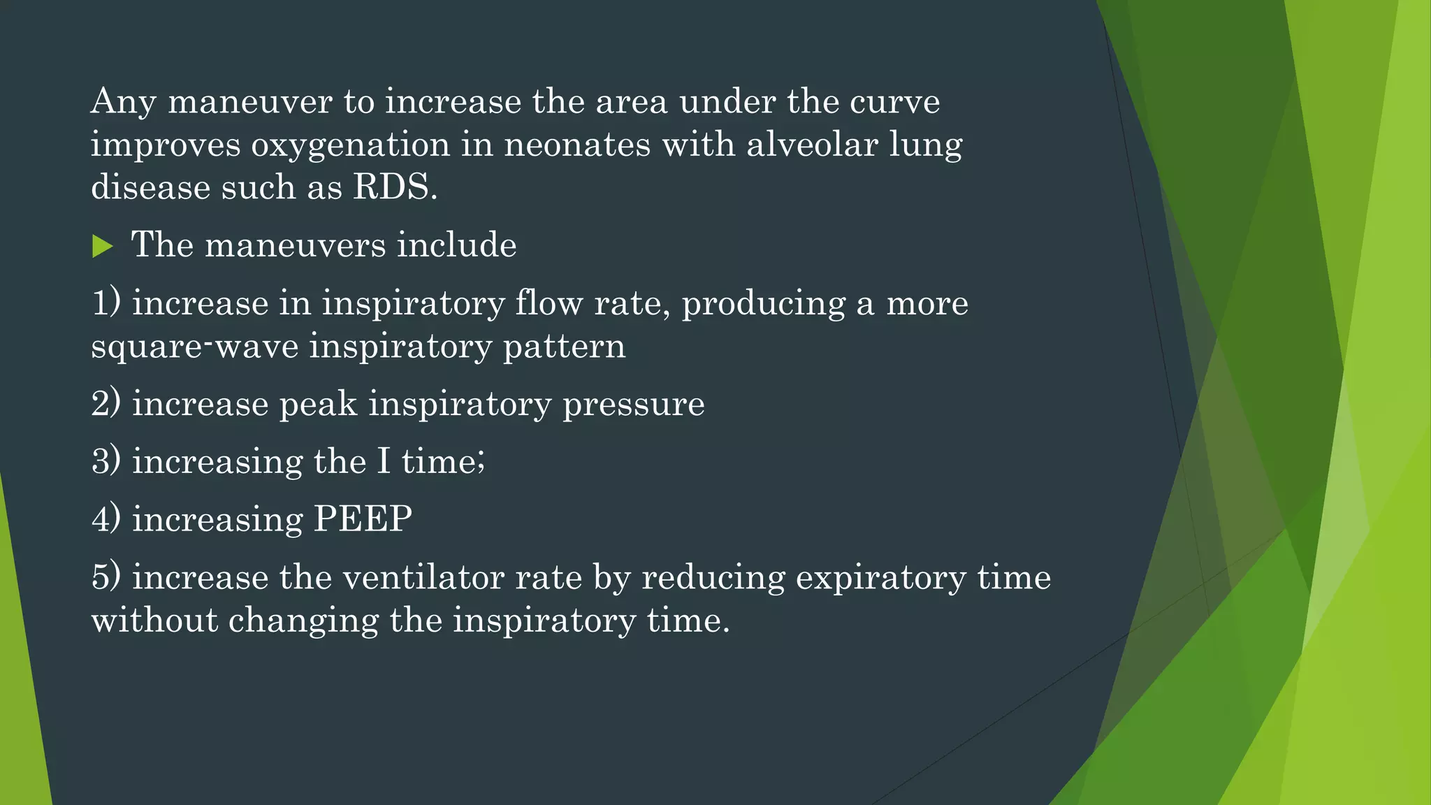 Mechanical ventilation in neonates | PPTX