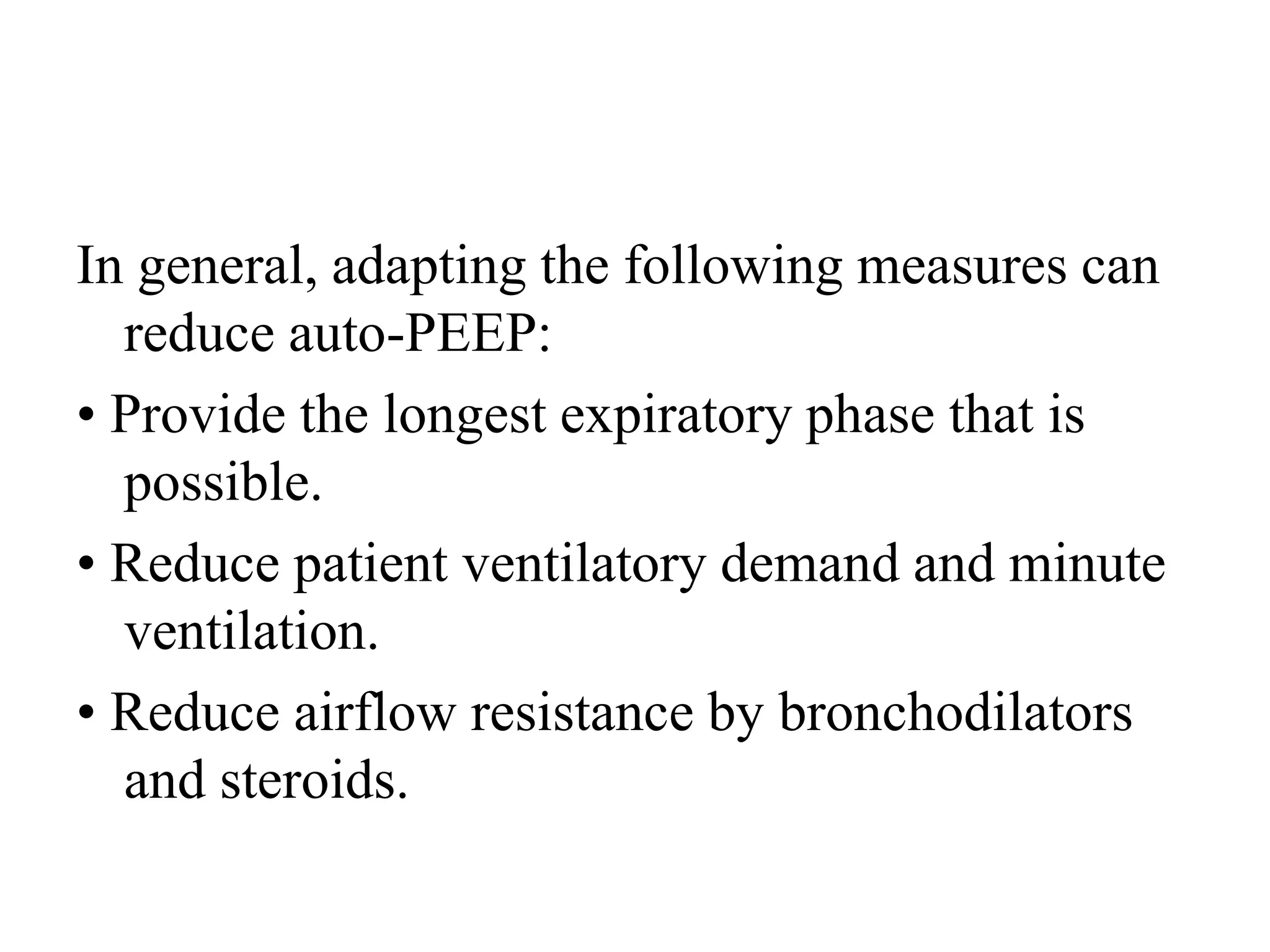 Mechanical ventilation in obstructive airway diseases | PPTX