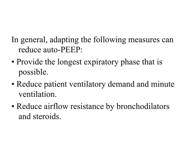 Mechanical ventilation in obstructive airway diseases | PPTX