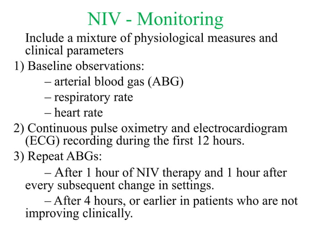 Mechanical ventilation in obstructive airway diseases | PPTX