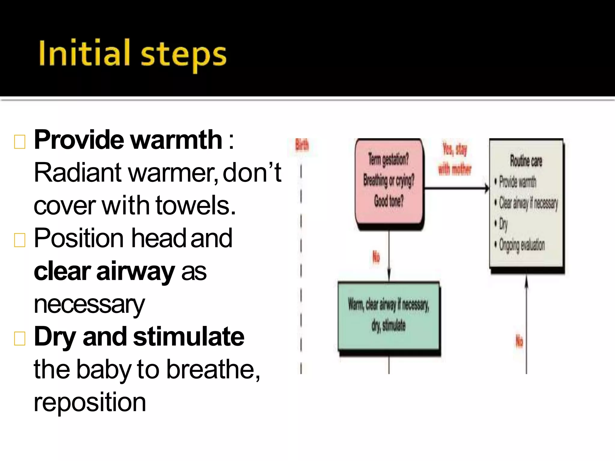 Mechanical ventilation & intubation for neonates | PPTX