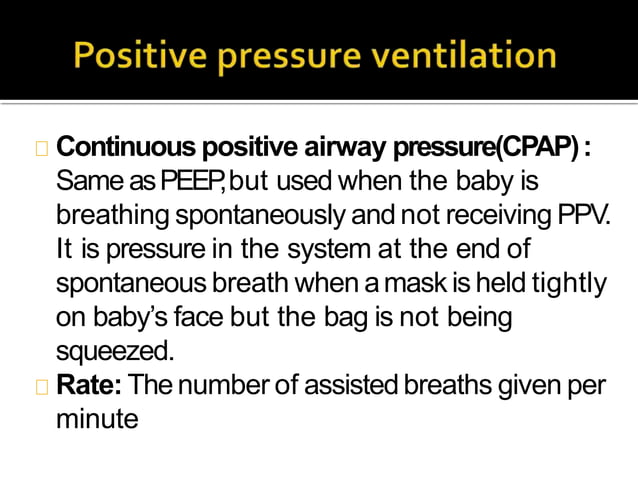 Mechanical ventilation & intubation for neonates | PPTX | Lung and ...