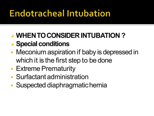 Mechanical ventilation & intubation for neonates | PPTX | Lung and ...