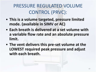 Mechanical ventilation ppt | PPTX