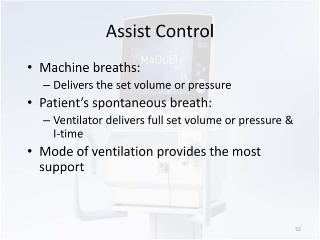 Ppt Advanced Modes Of Mechanical Ventilation Powerpoint