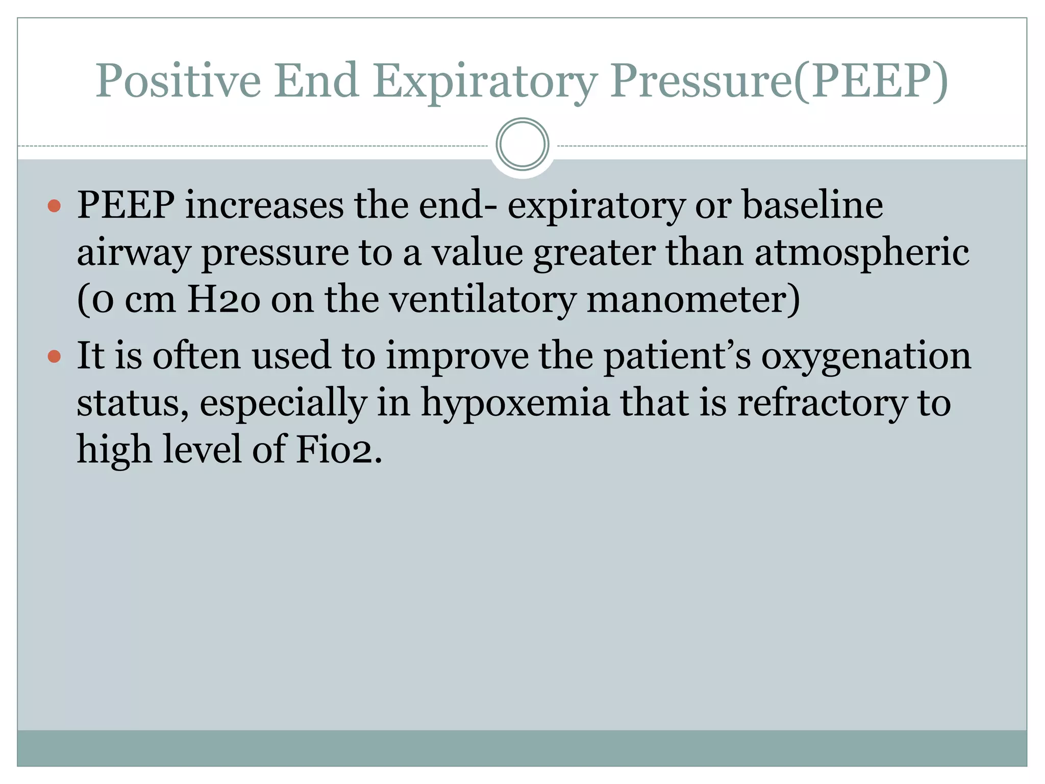 Mechanical ventilation sharath | PPTX