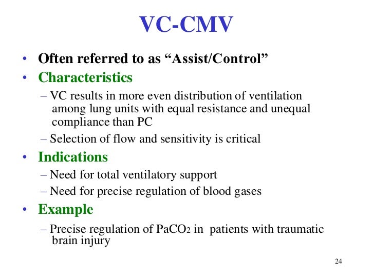 Mechanical ventilation, understanding modes.