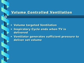 Mechanical ventilator | PPT