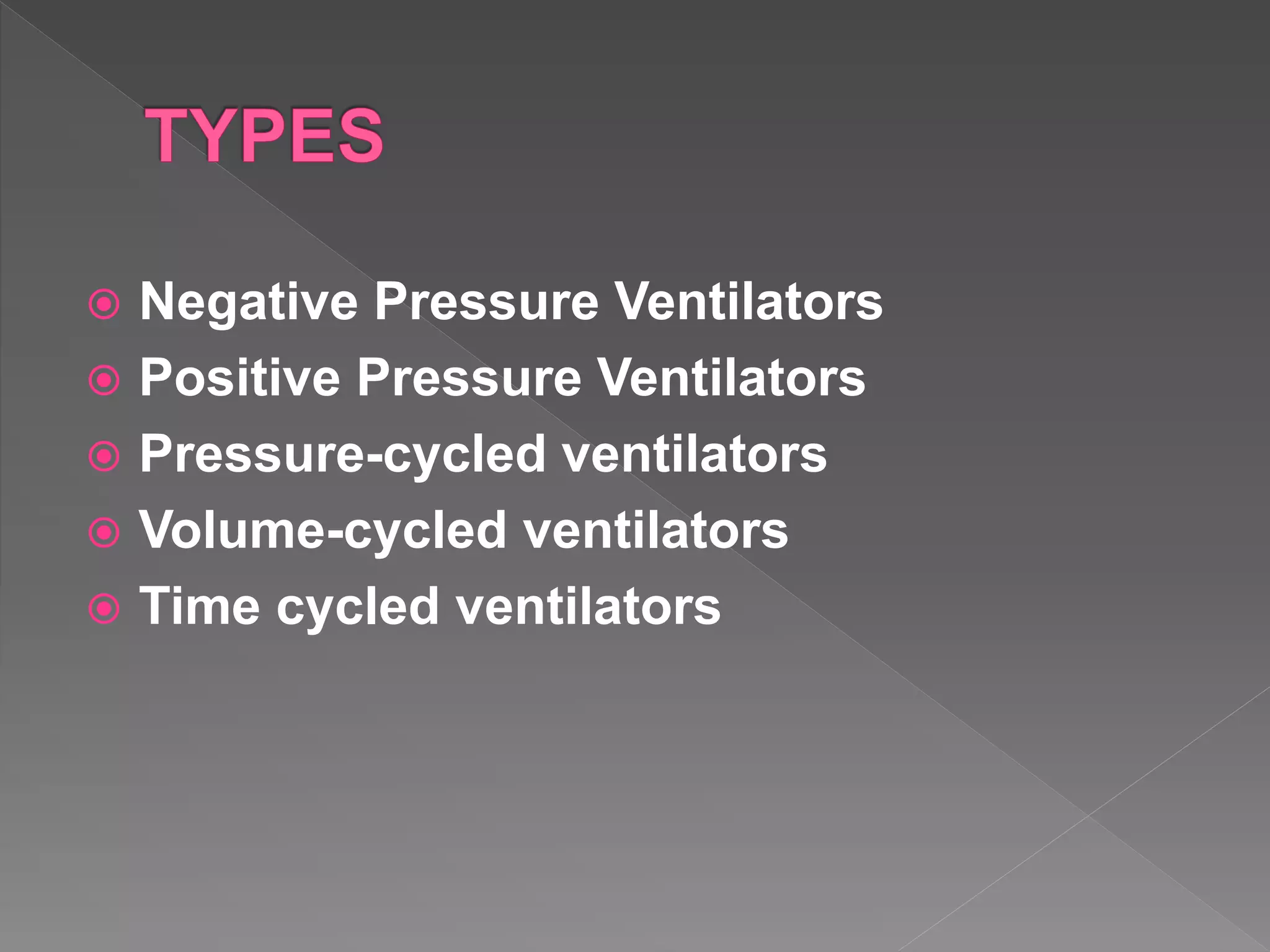 Mechanical ventilator | PPT