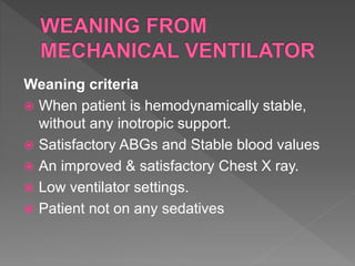Mechanical ventilator | PPT