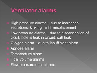 Mechanical ventilator | PPT