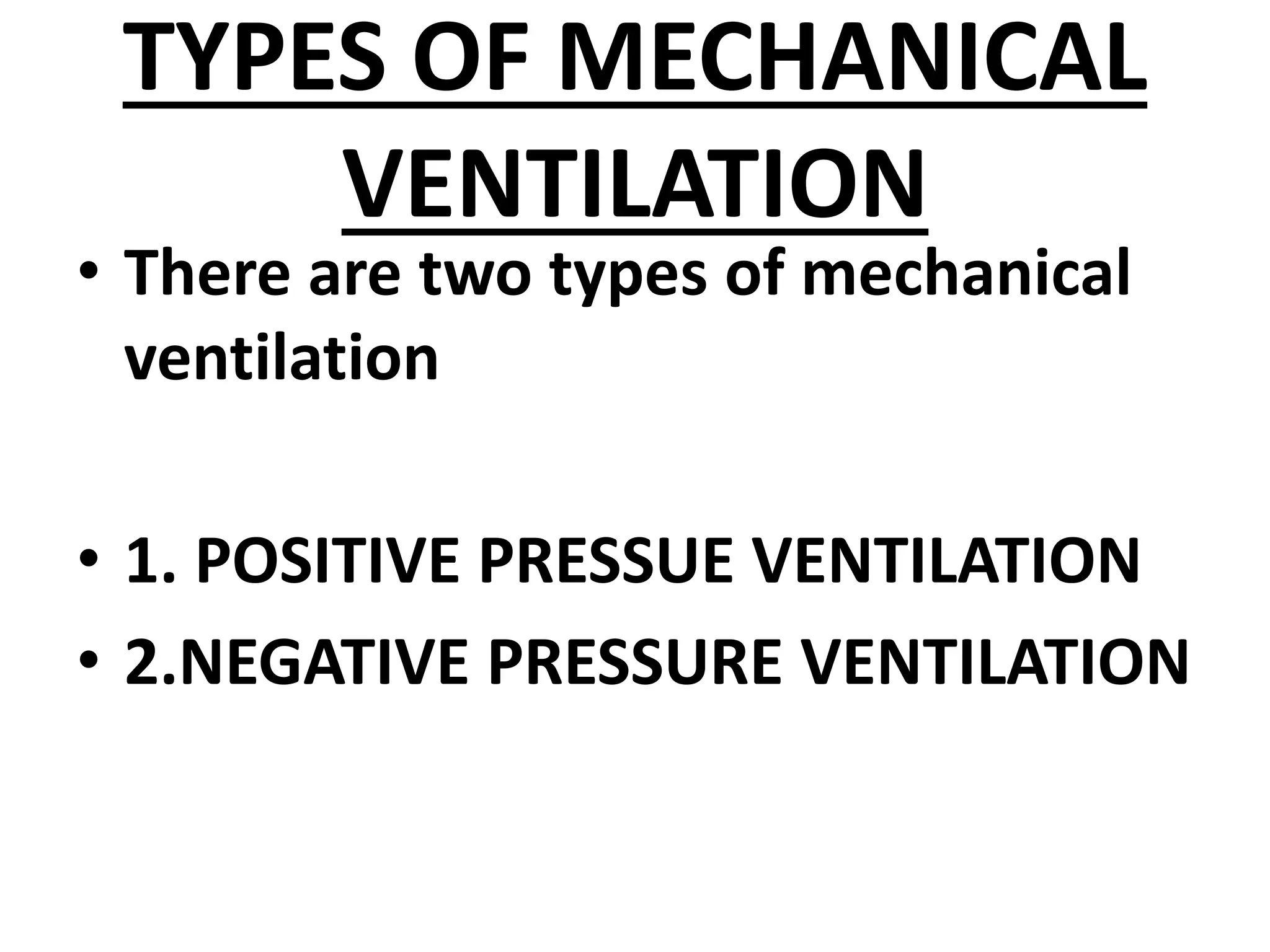 MECHANICAL VENTILATOR | PPTX