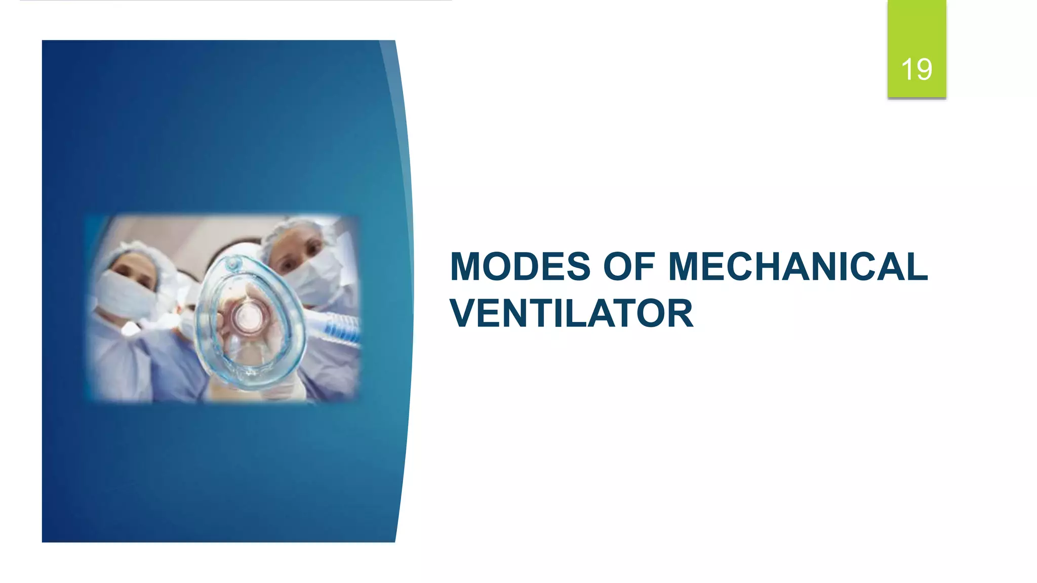 Mechanical ventilator basic setting and modes | PPT