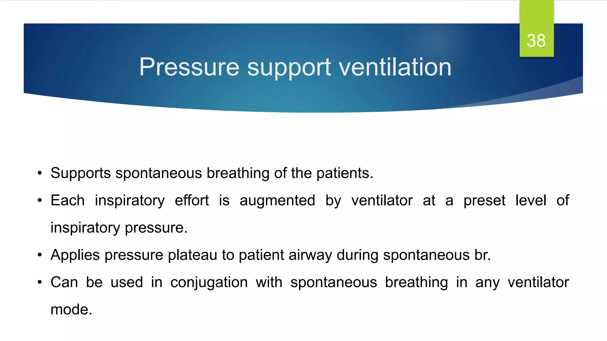Mechanical ventilator basic setting and modes | PPT
