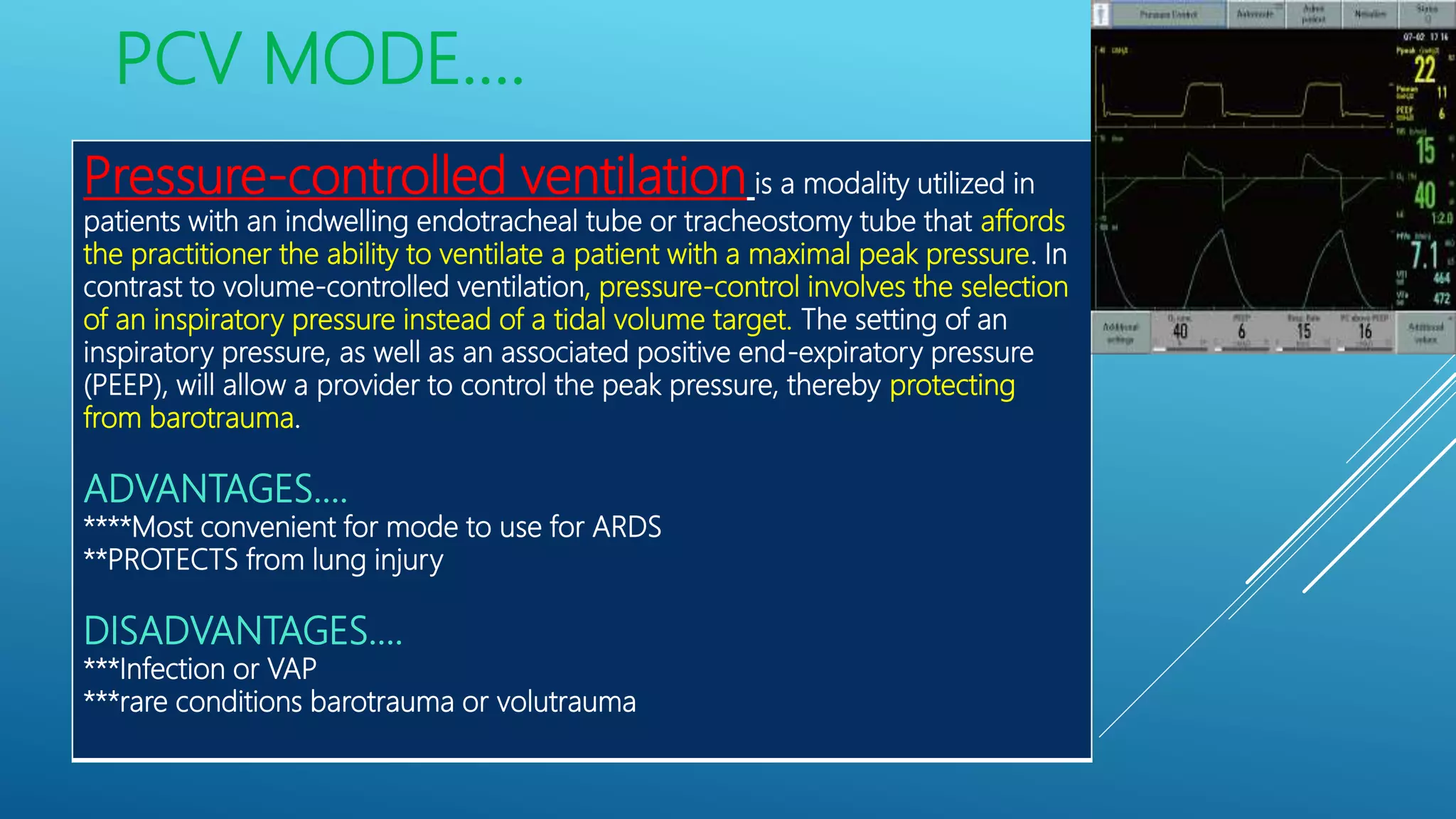 Mechanical ventilator, common modes, indications,nursing ...