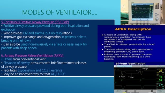 Mechanical ventilator, common modes, indications,nursing ...