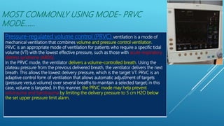 Mechanical ventilator, common modes, indications,nursing ...