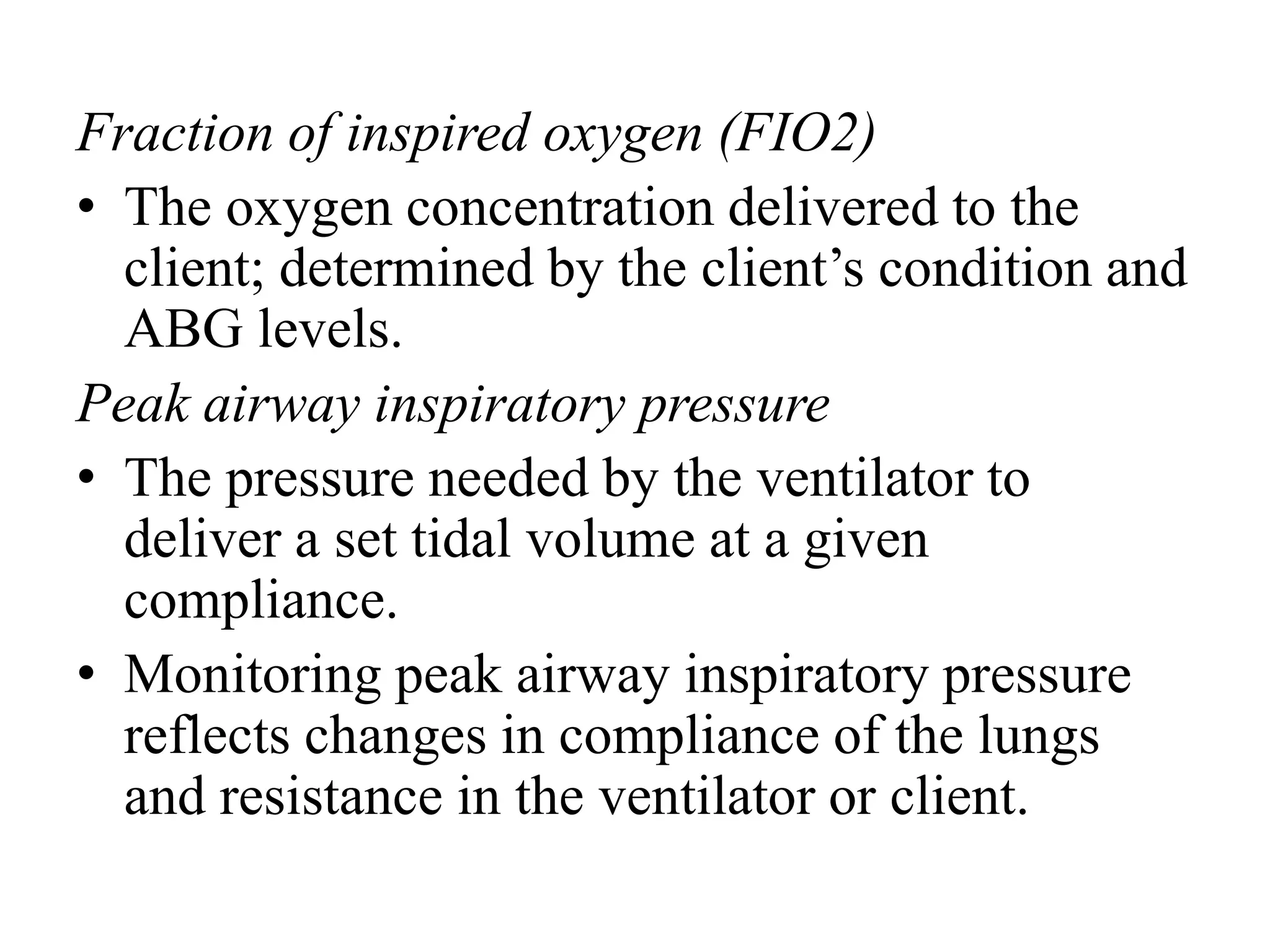 Mechanical ventilator for nurses 08.02.19