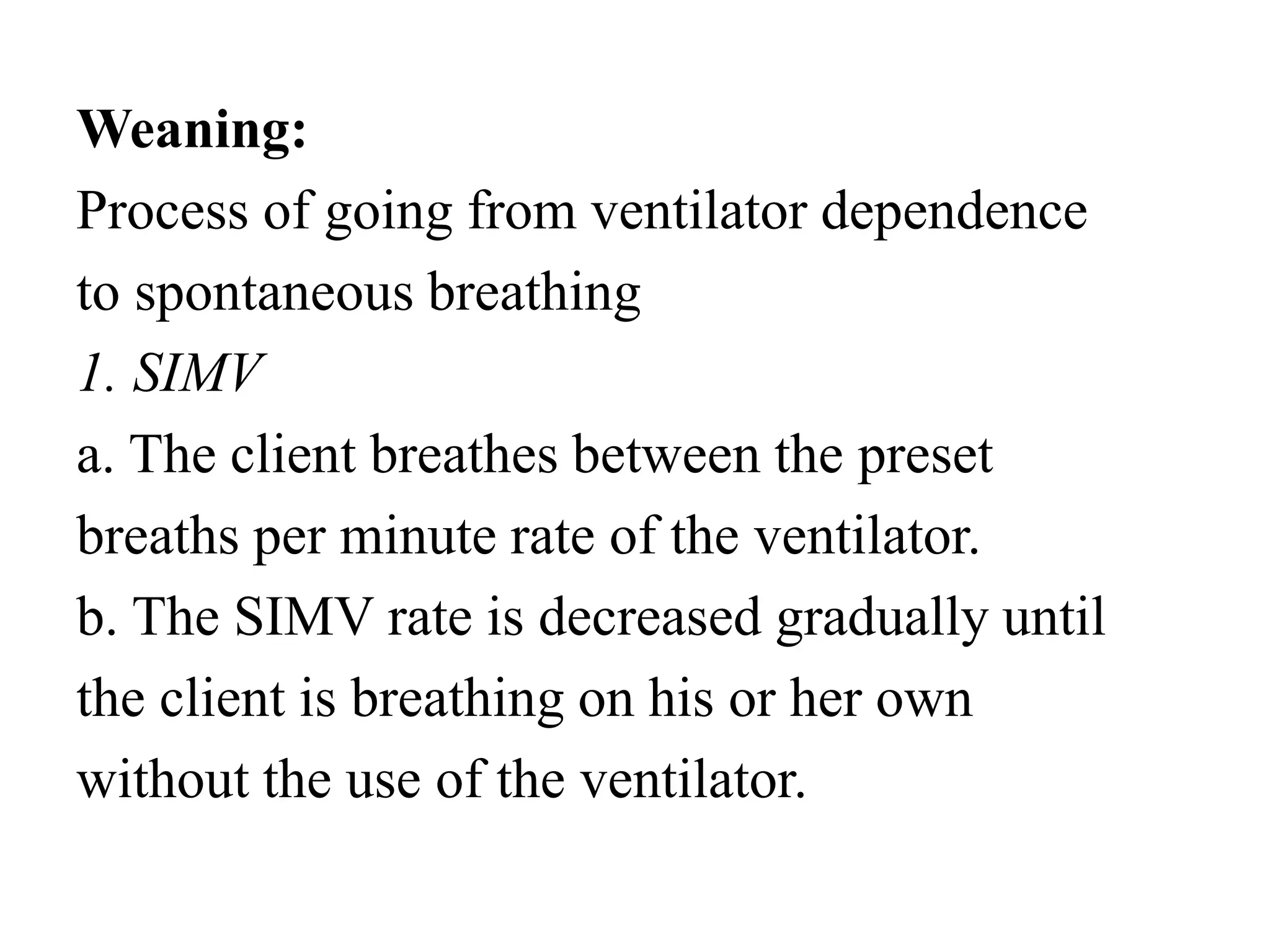 Mechanical ventilator for nurses 08.02.19