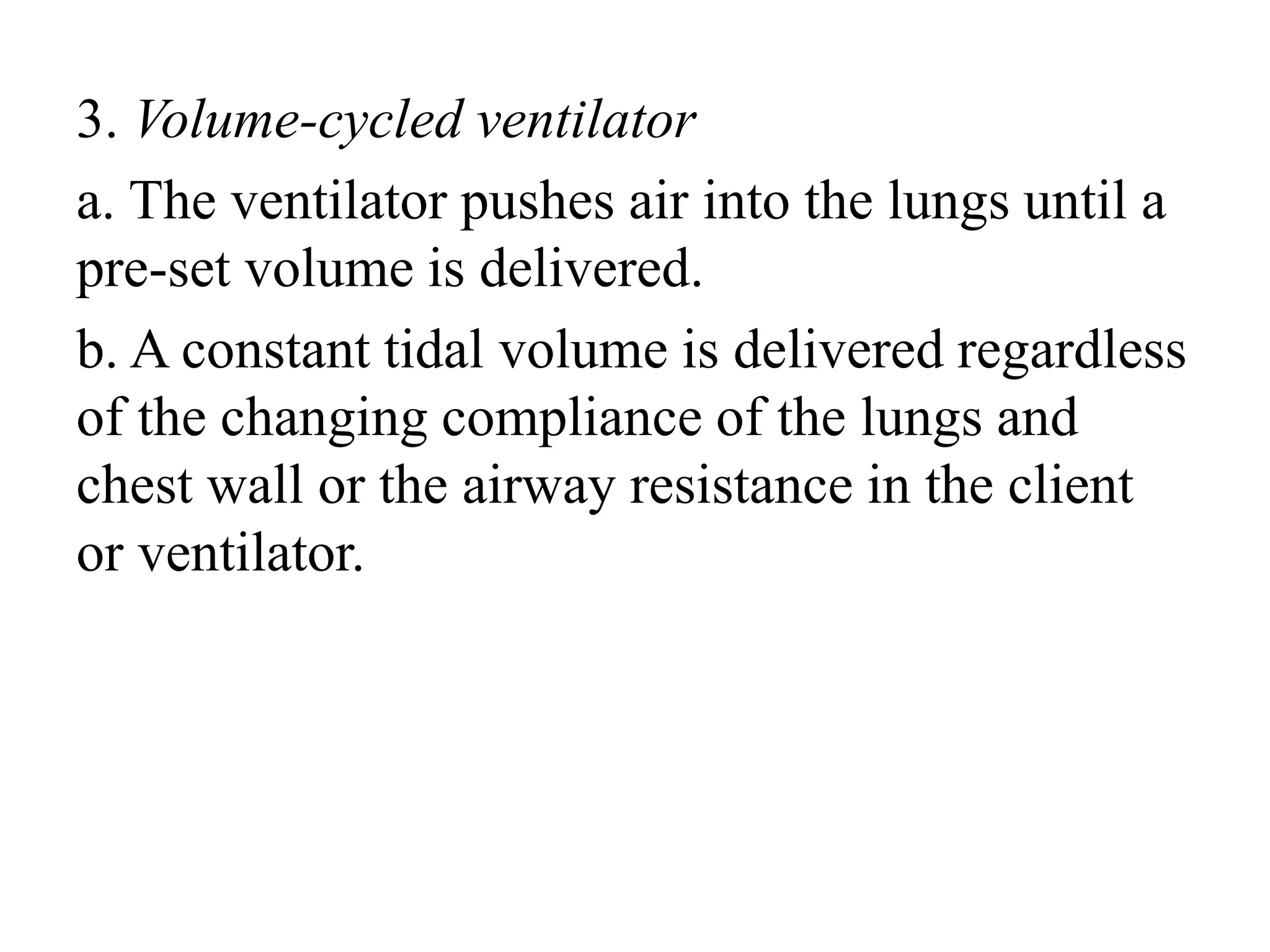 Mechanical ventilator for nurses 08.02.19