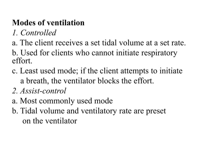 Mechanical ventilator for nurses 08.02.19 | Lung and Respiratory Health ...