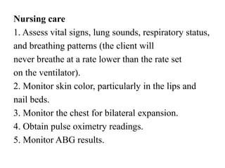 Mechanical ventilator for nurses 08.02.19