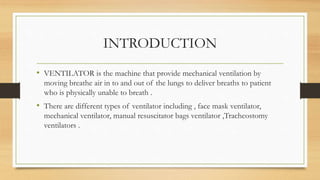 MECHANICAL VENTILATOR OD22BEE GROUP 7.pptx