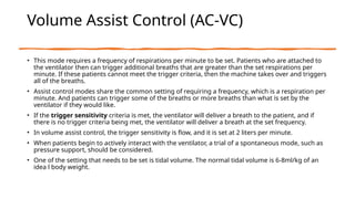 Mechanical Ventilator Settings and Basic Modes.pptx