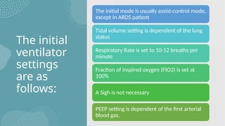 Mechanical Ventilator Settings and Basic Modes.pptx