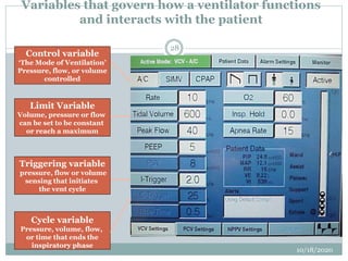 Mechanical ventilatory support | PPTX