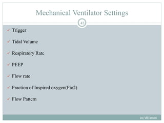 Mechanical ventilatory support | PPTX