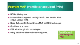 Mechanical vent rules to know while taking the TMC | PPT