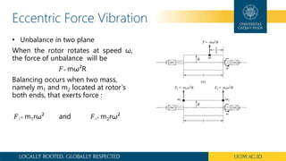 Mechanical vibration - Eccentric force vibration | PPTX