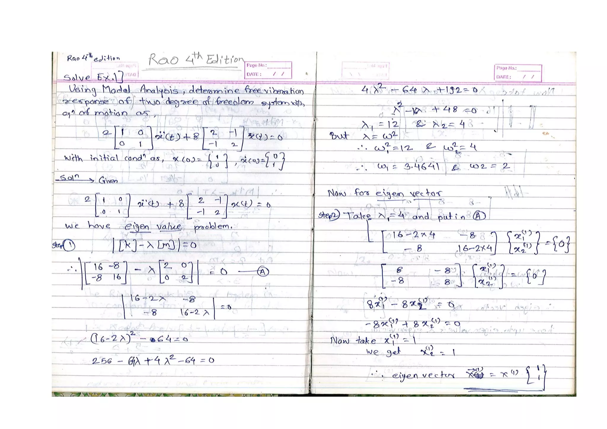 Mechanical vibration notes | PDF