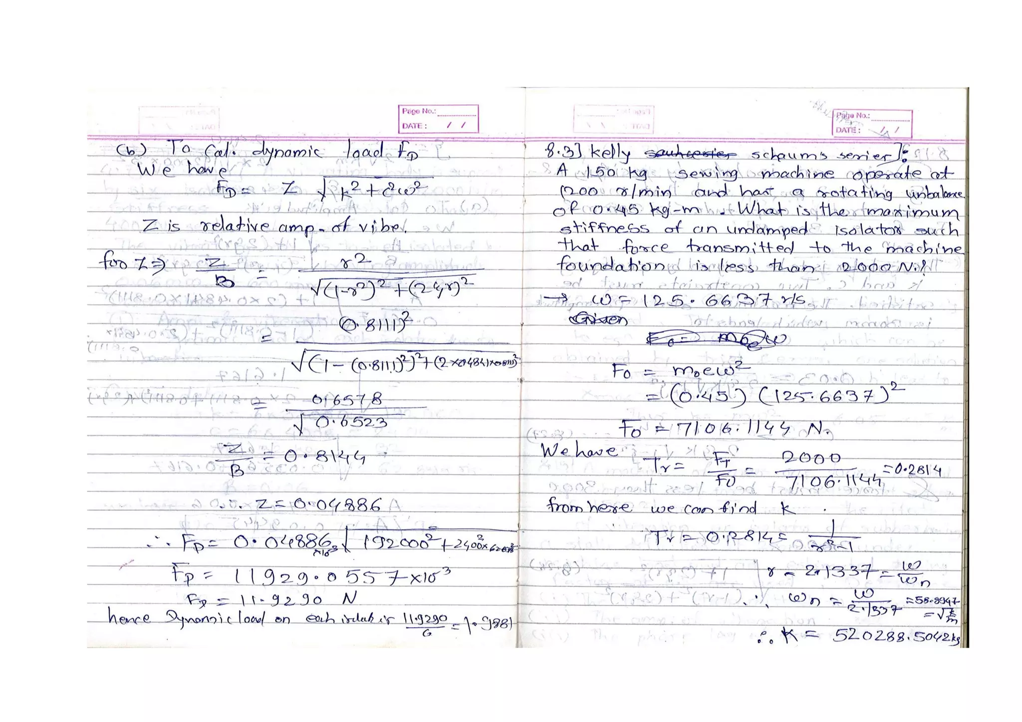 Mechanical vibration notes | PDF
