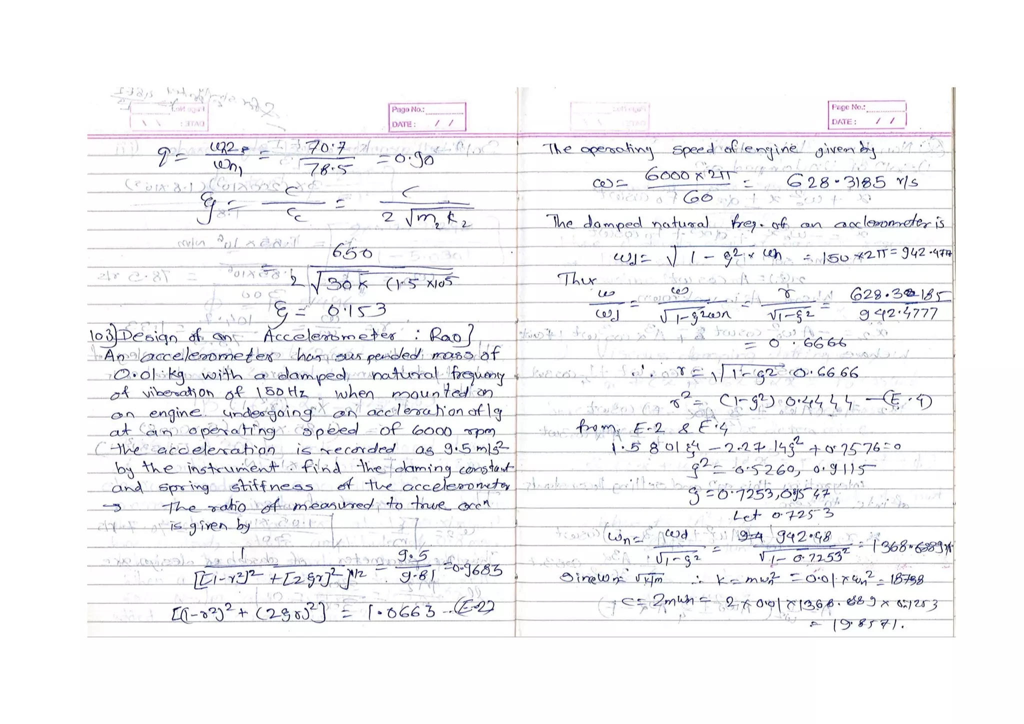 Mechanical vibration notes | PDF