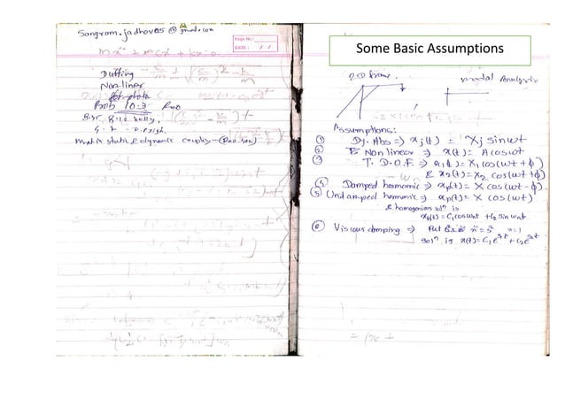Mechanical vibration notes | PDF