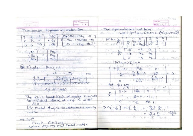Mechanical vibration notes | PDF
