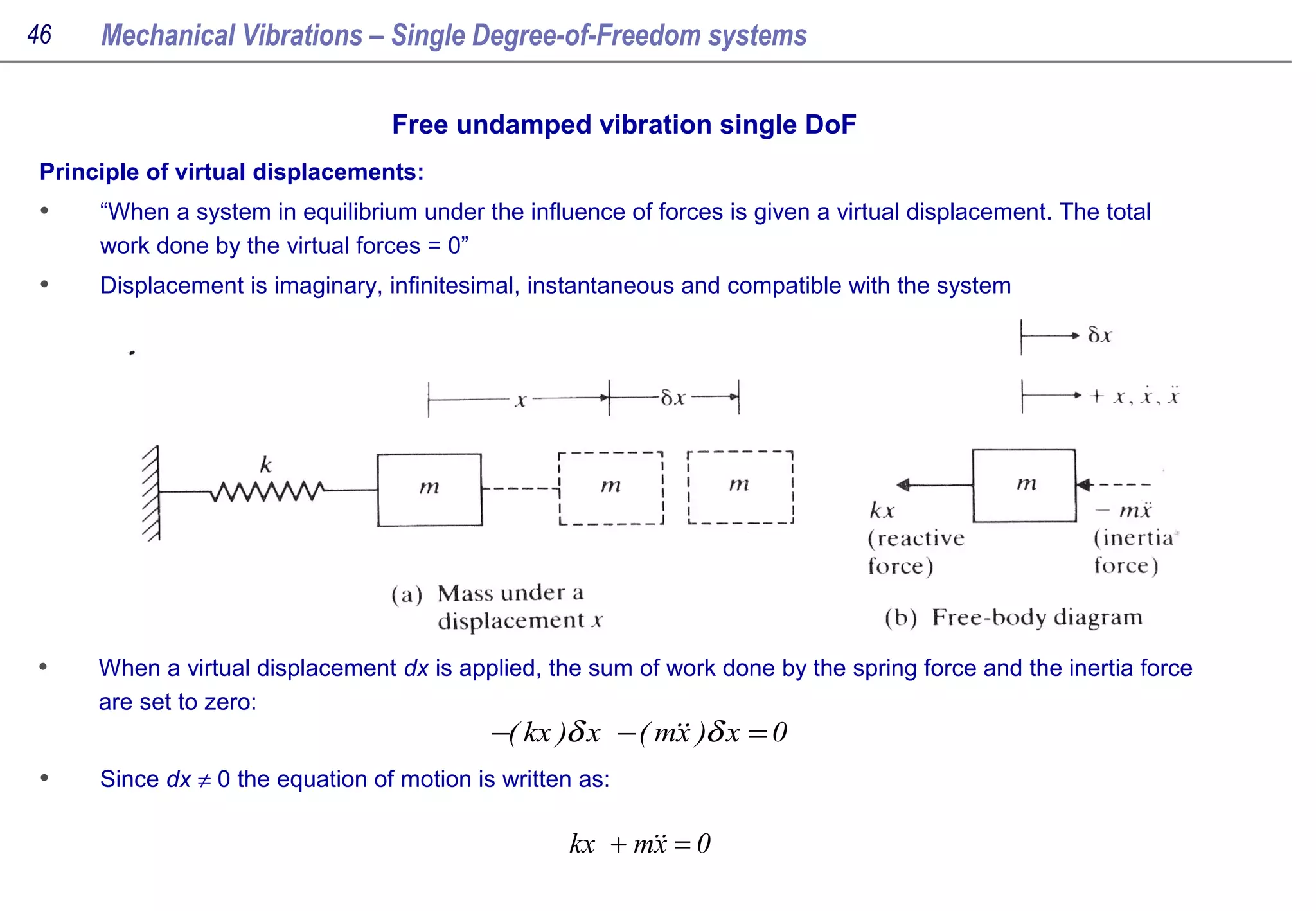 Mechanical Vibration Analysis lectures | PPT | Chemistry | Science