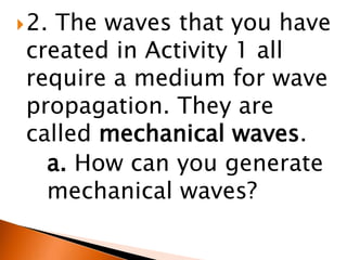 Mechanical vs electromagnetic waves | PPTX