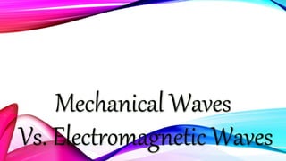 Mechanical waves vs. electromagnetic waves | PPTX | Physics | Science