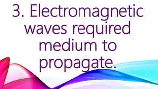 Mechanical waves vs. electromagnetic waves | PPTX | Physics | Science