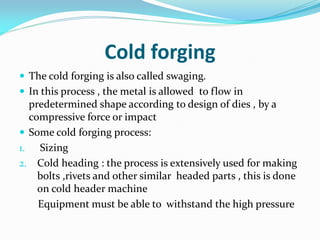Mechanical working of metals | PDF