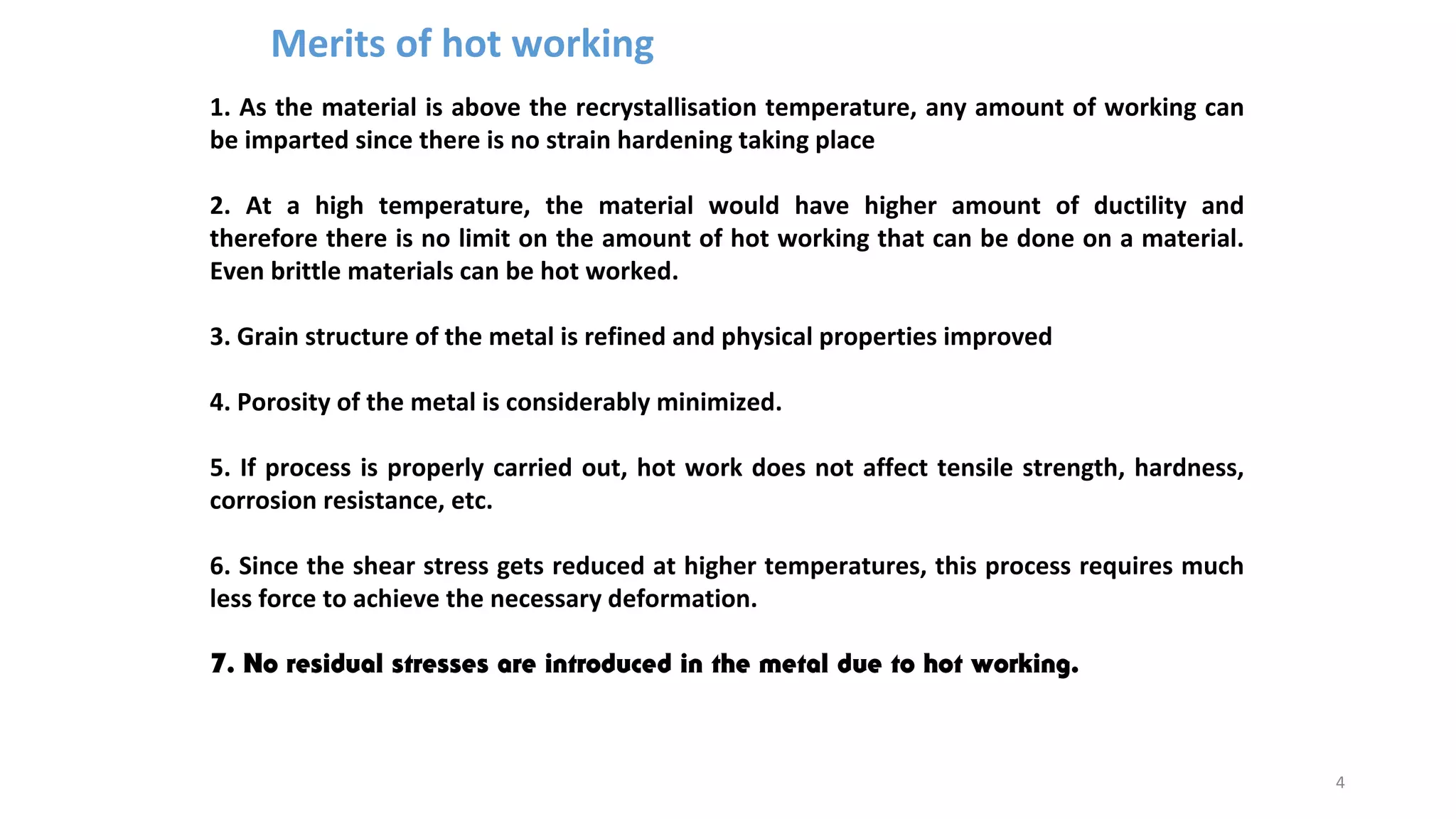Mechanical working of metals | PDF | Physics | Science