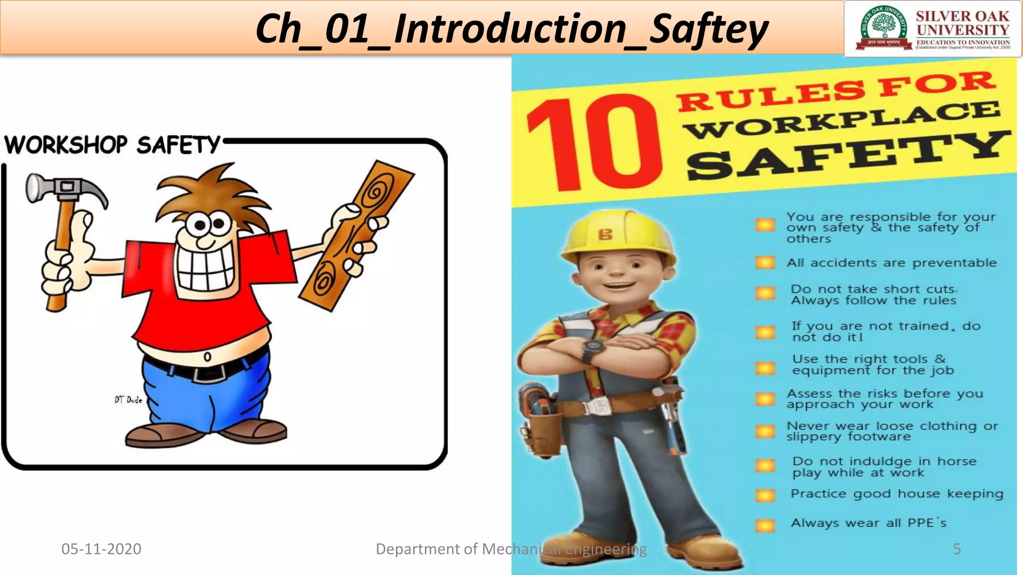 Mechanical workshop introduction safety_carpentry_fitting_smithy ...