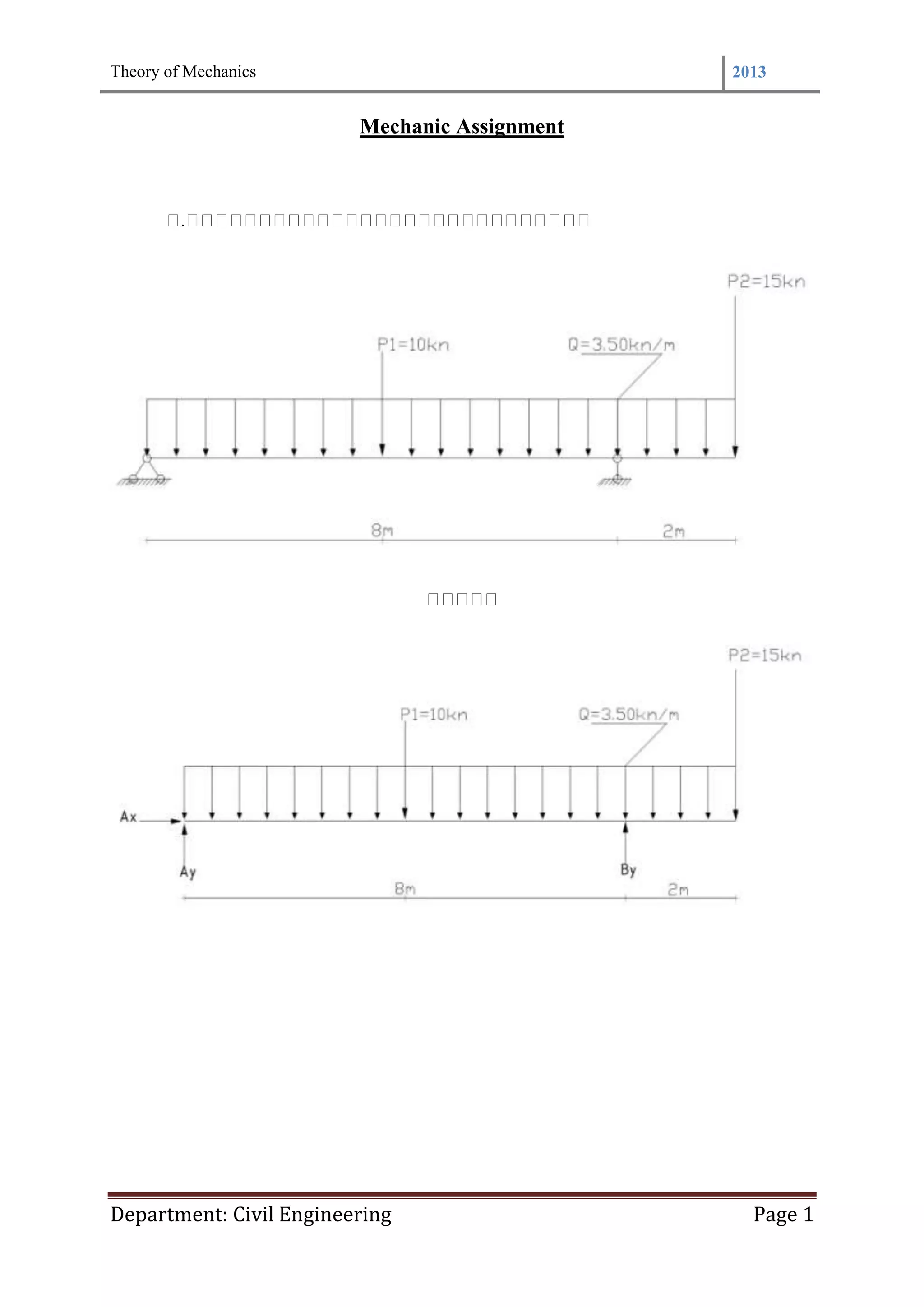 Mechanic assignment (2) | DOCX