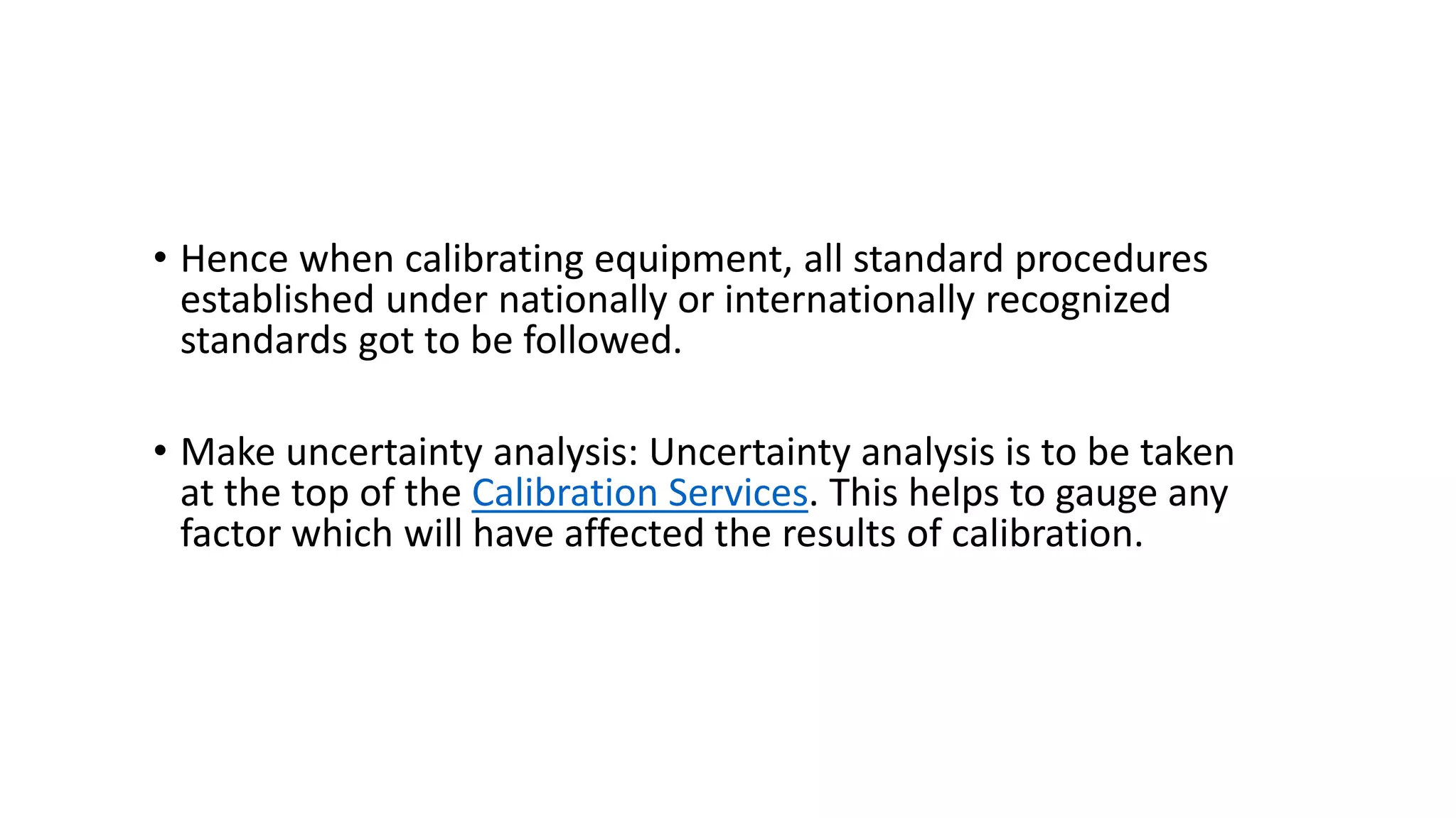 Mechanic Calibration Singapore | PPTX